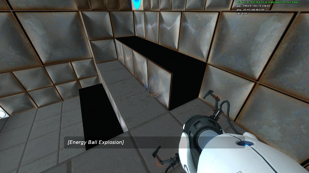 [Portal 1] First and third step in beginning part of Test Chamber 17 ...