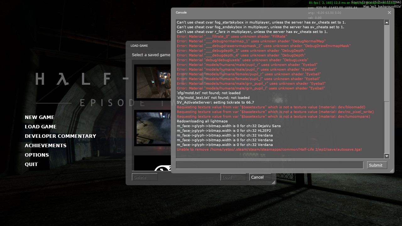 [HL:S] [HL2] [LC] [EP1] [EP2] [Portal 1] Autosave thumbnail not generated · Issue #3145 ...