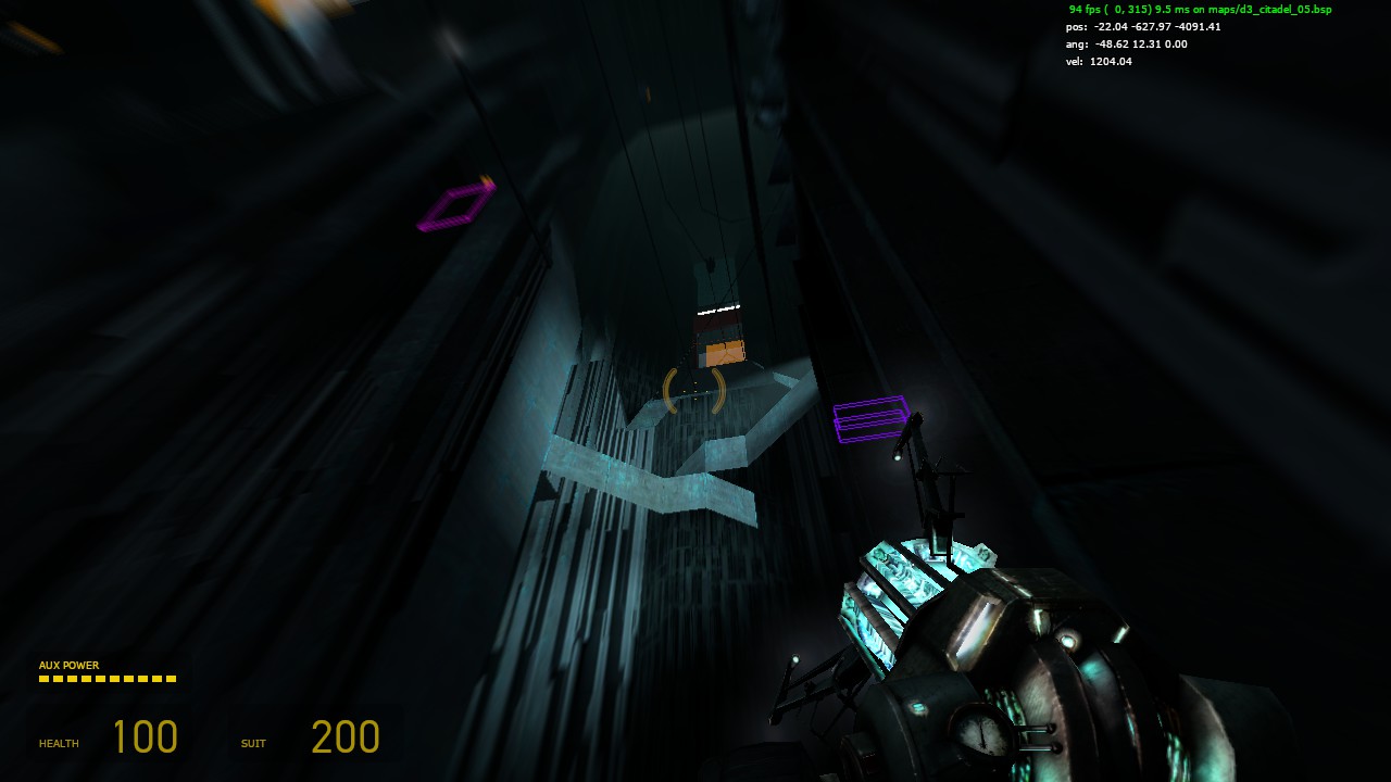[HL2] Underside of two geometry lips by drop off from walkway under ...