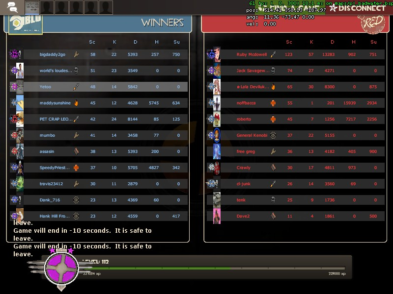 [TF2] Game end instead of prompt for map vote at end of match in casual ...
