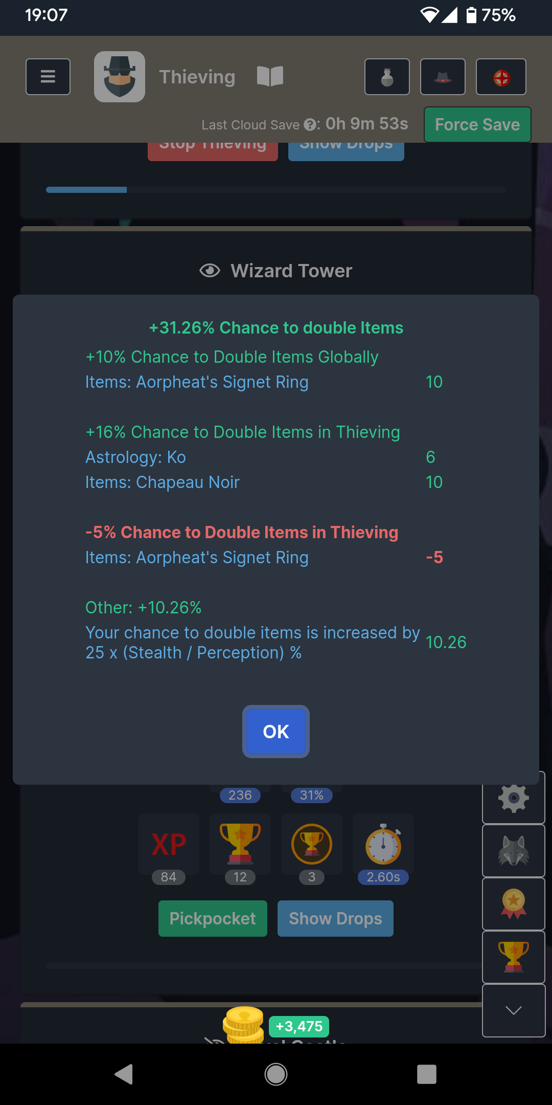 [Bug]: Aorpheats Ring thieving bonus · Issue #3197 · MelvorIdle/melvoridle.github.io · GitHub