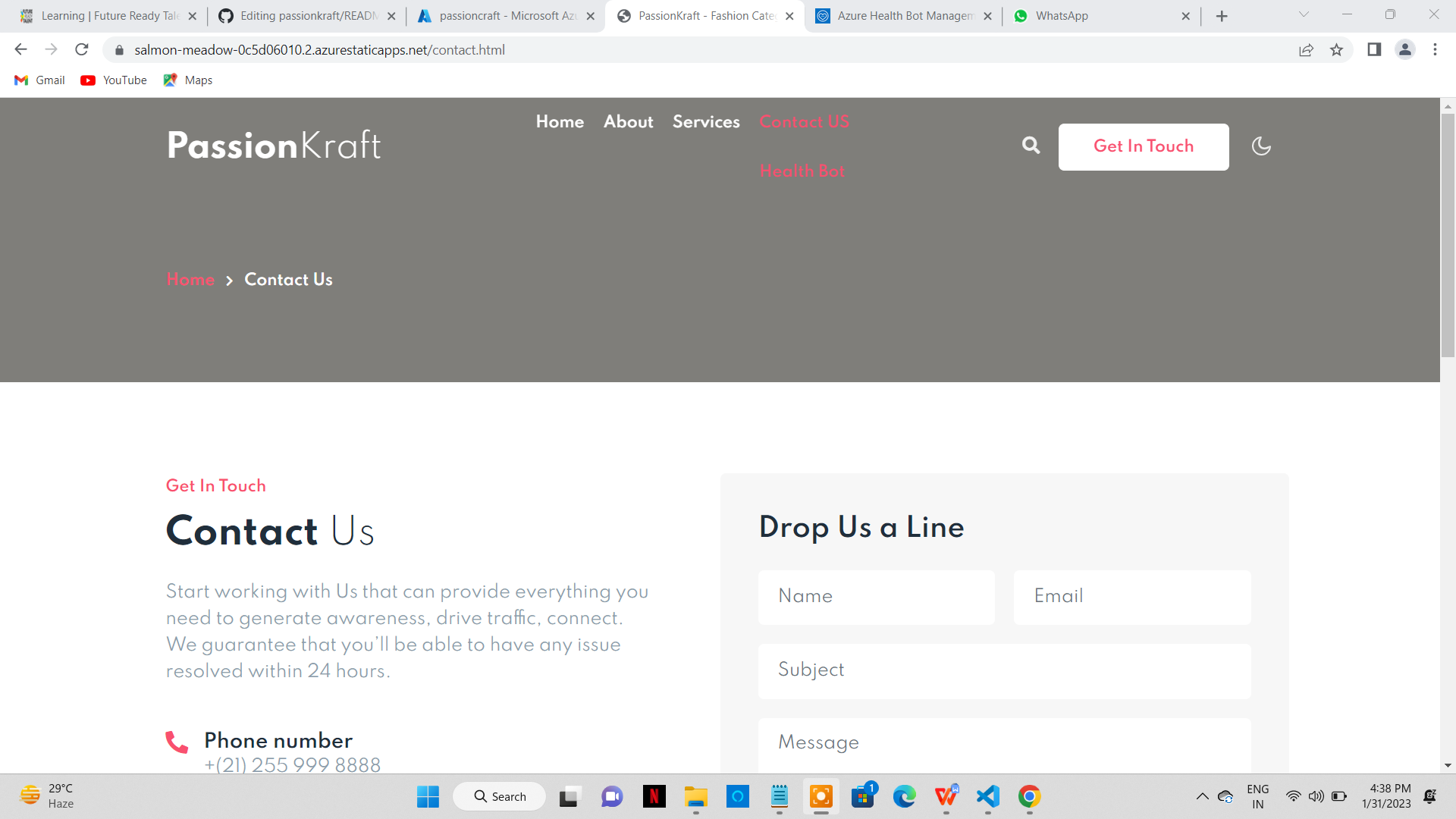 GitHub - mgeethamani/passionkraft