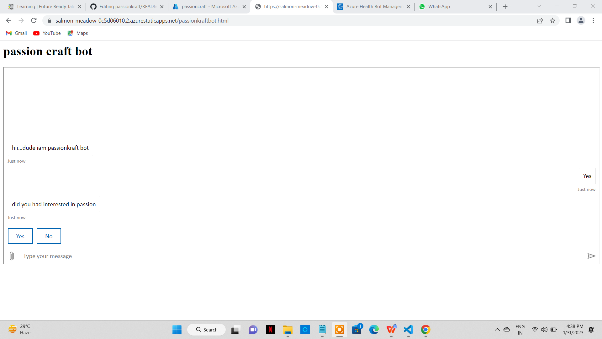 GitHub - mgeethamani/passionkraft