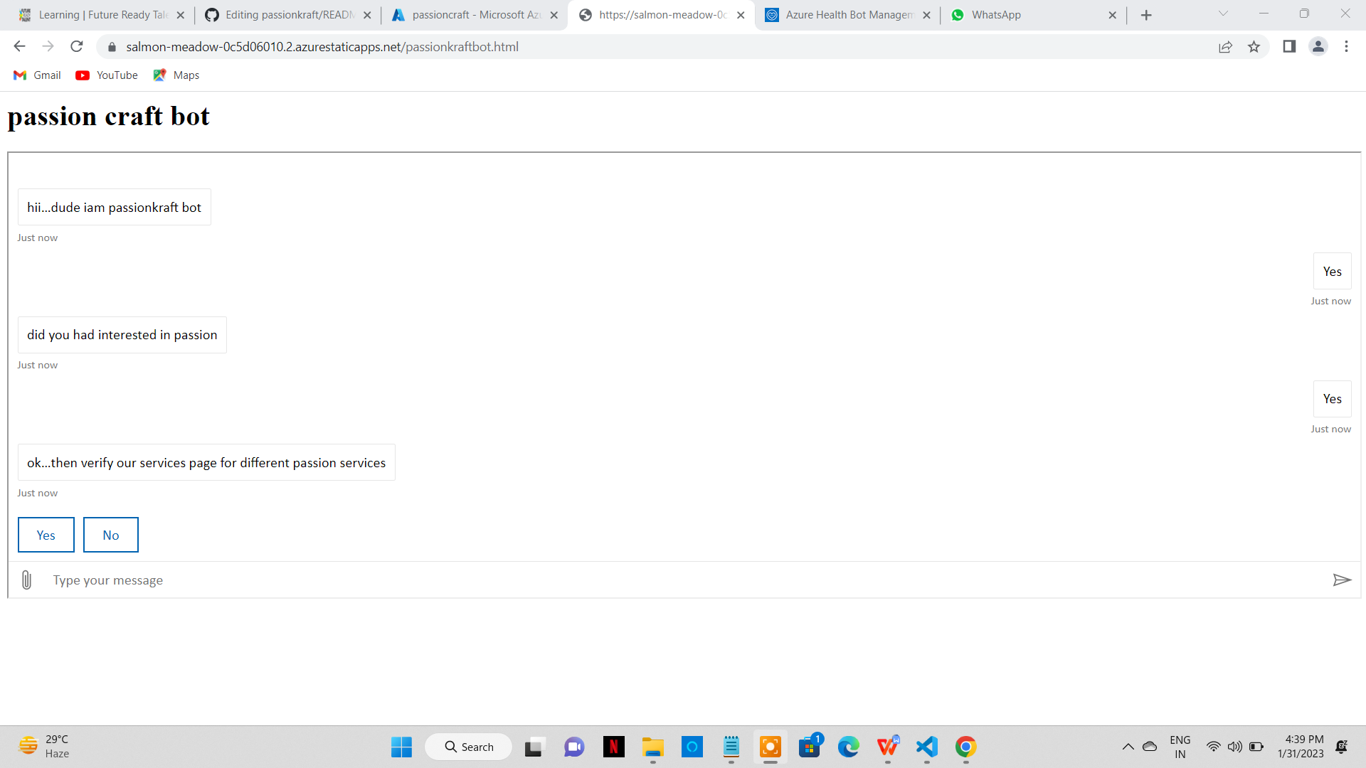 GitHub - mgeethamani/passionkraft
