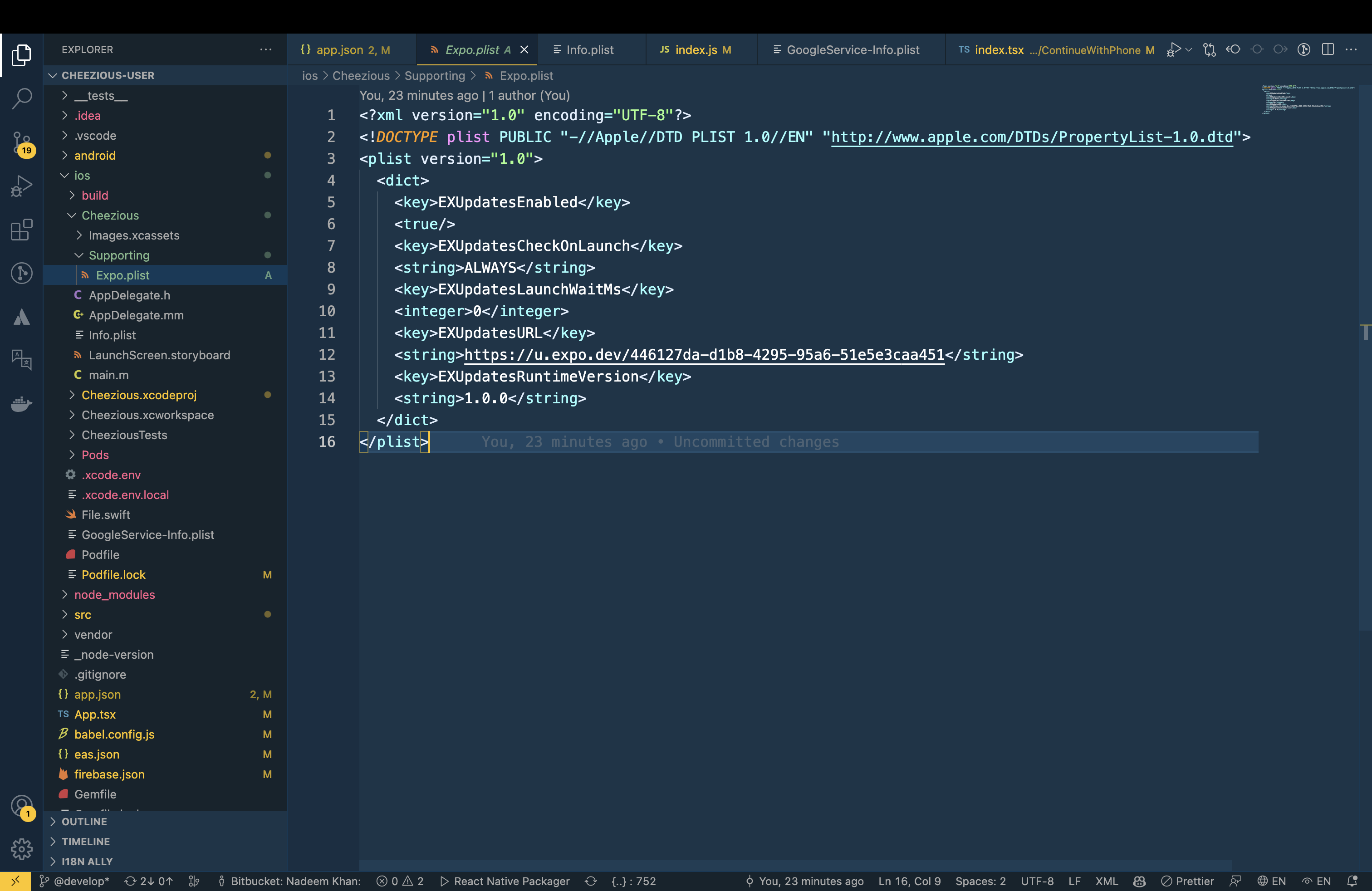 ios app crashed after installing expo-updates · Issue #22409 · expo ...