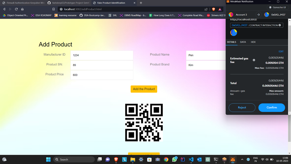 GitHub - Yashdeep03/Trust-Block: Counterfeit Product Detection Using Blockchain