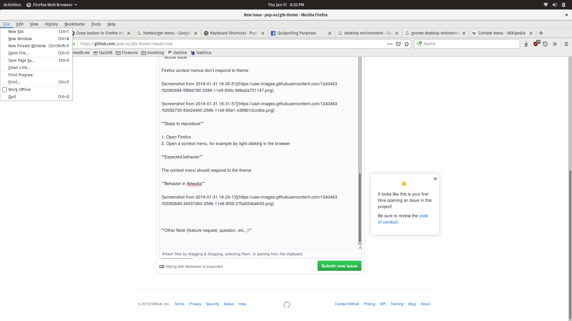 Firefox context menus don't respond to theme · Issue #269 · pop-os/gtk ...