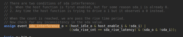[hw,i2c] Unexpected assertion of intr_sda_unstable_o interrupt · Issue #17811 · lowRISC ...