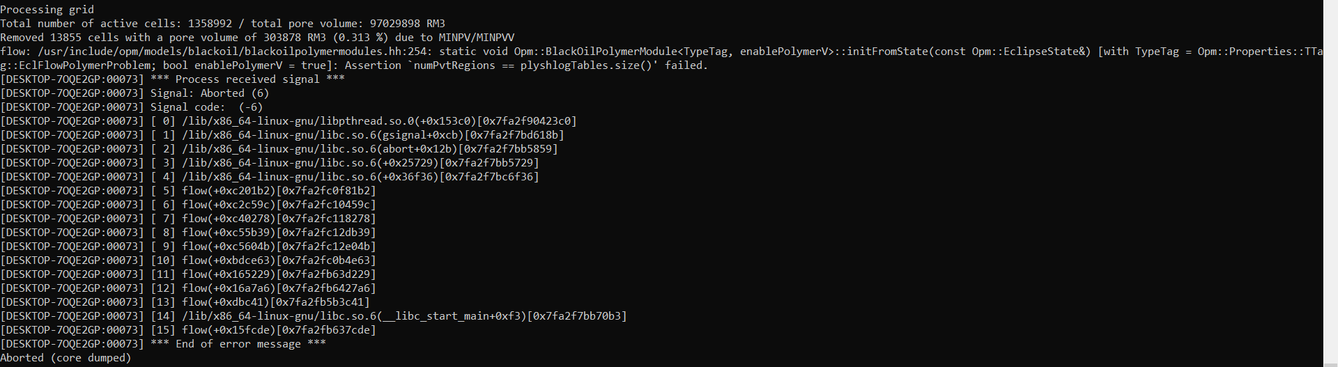 Error with keyword "PLYSHLOG" · Issue #4464 · OPM/opm-simulators · GitHub