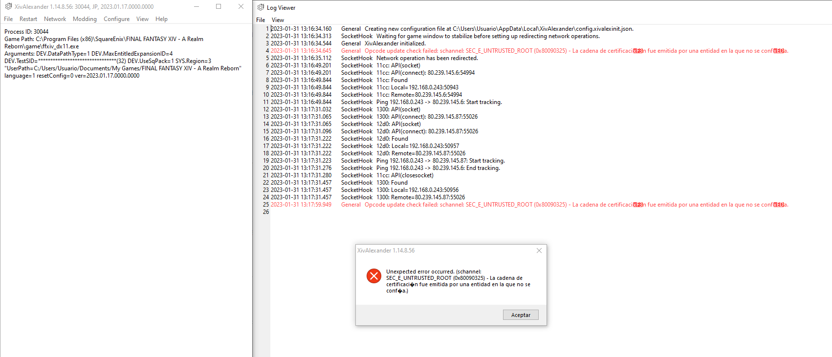Game Fix menu unpopulated · Issue #565 · Soreepeong/XivAlexander · GitHub