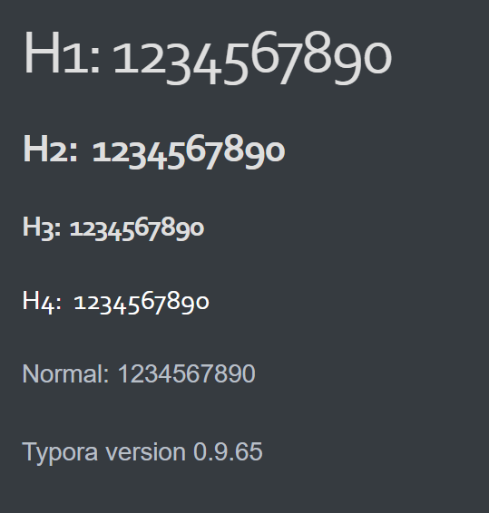 Night theme problem with numbers in headings · Issue #2223 · typora/typora-issues · GitHub