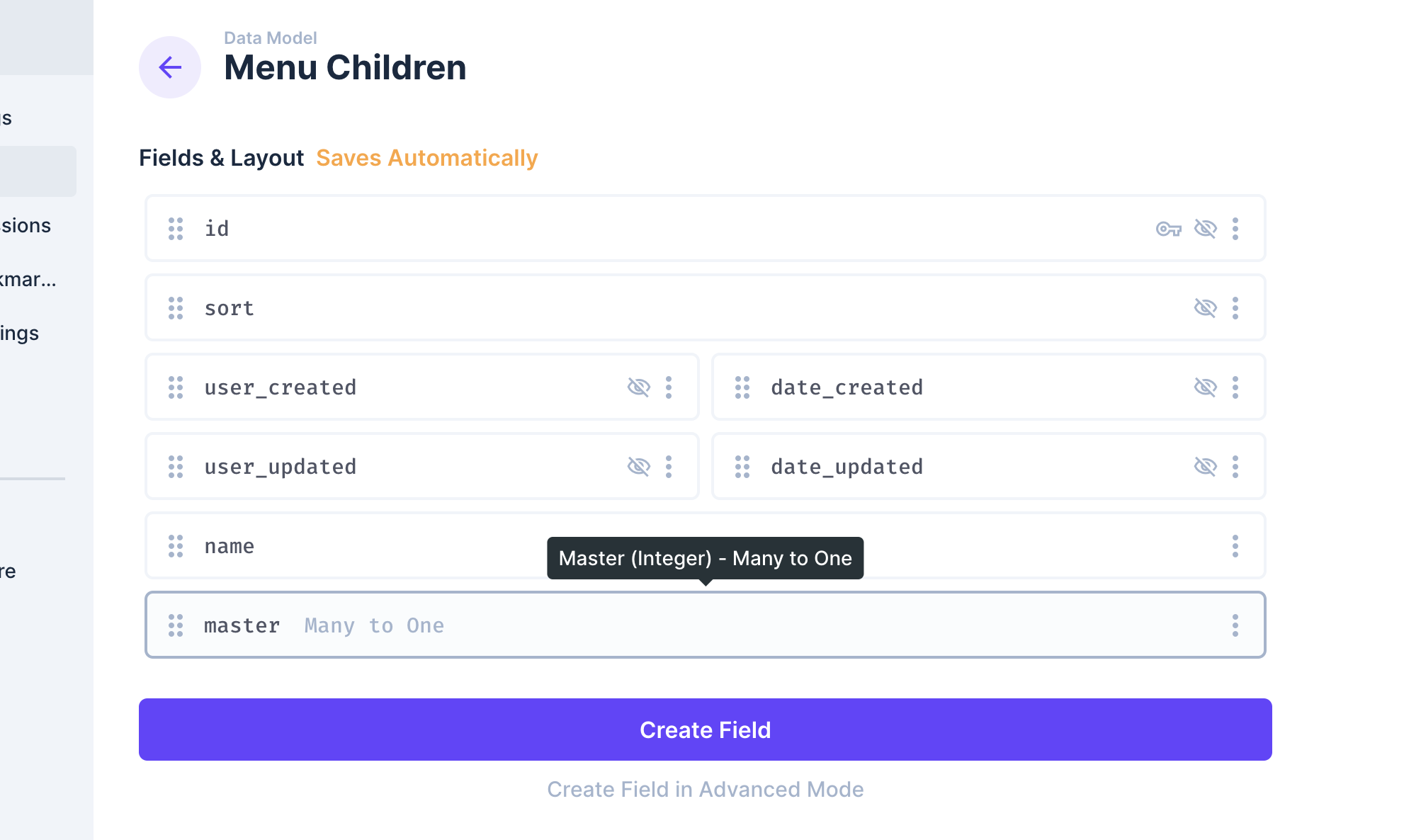 Create many-to-one relationship Prompt Foreign key constraint is incorrectly formed · directus ...