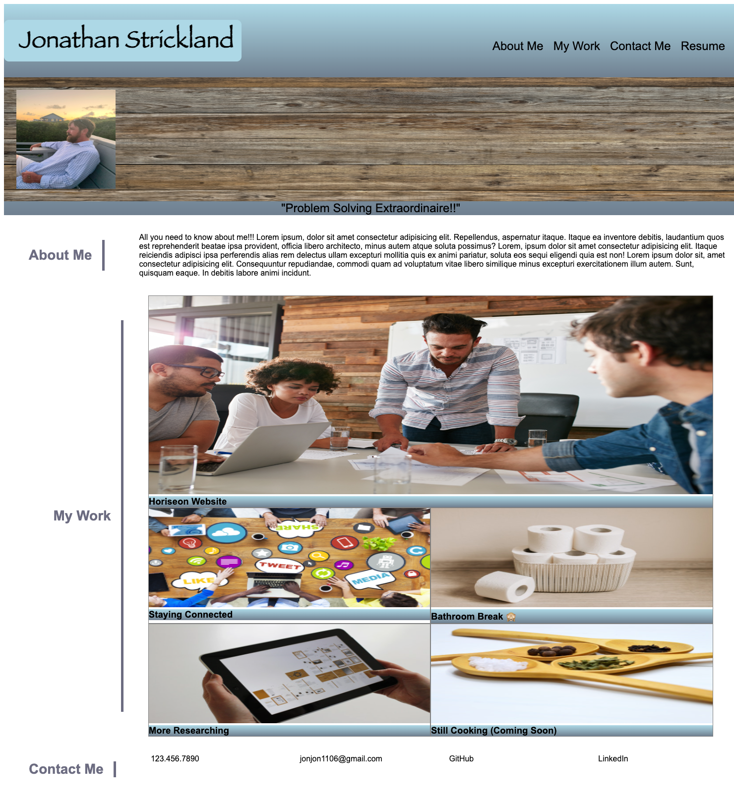 GitHub - JonJonS06/challenge-two: My Professional Portfolio