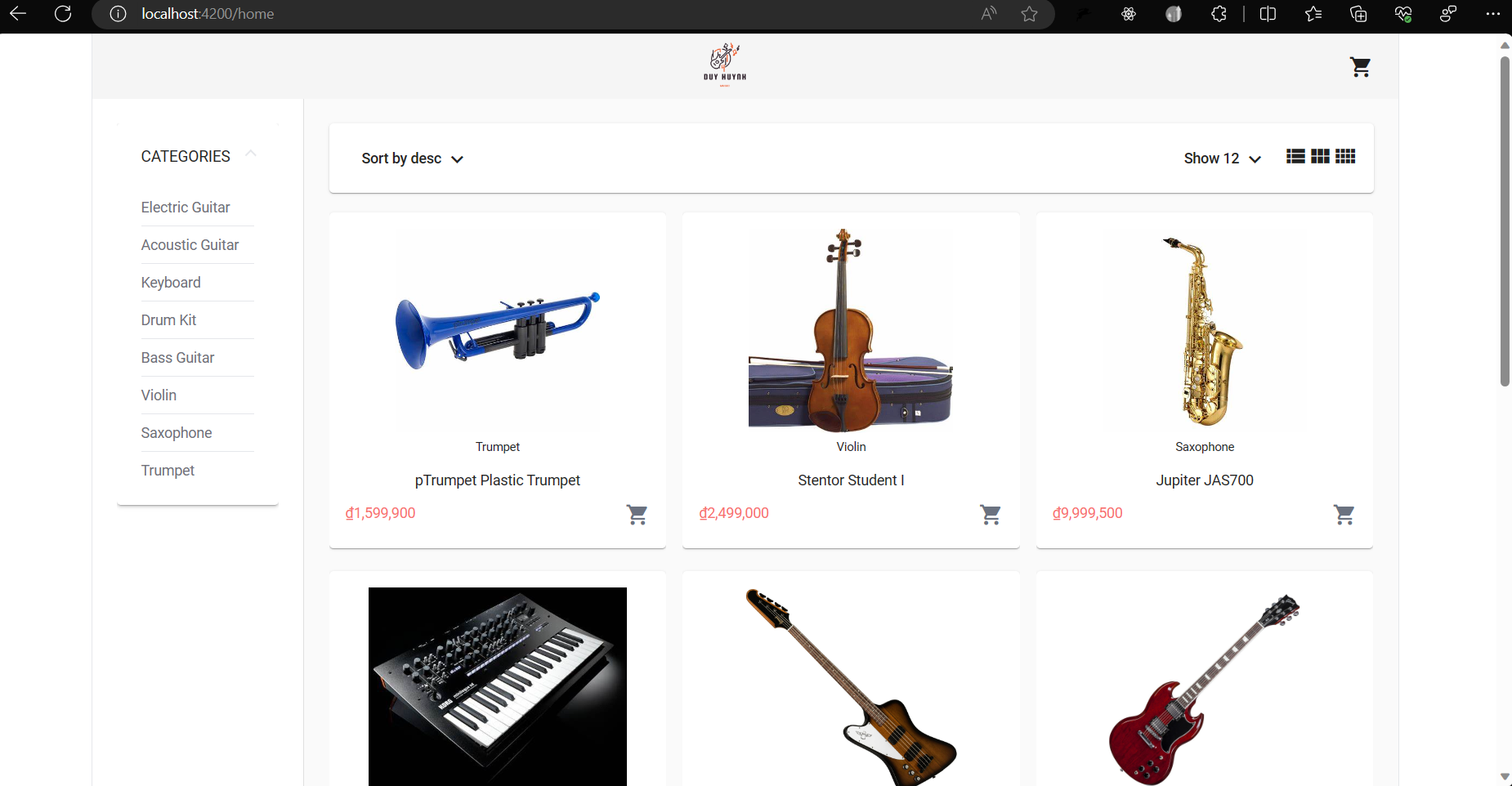 Github Duyhuynhnguyentuanangularweb Guitar Shop By Duy Huynh Using Mainly Angularjs 
