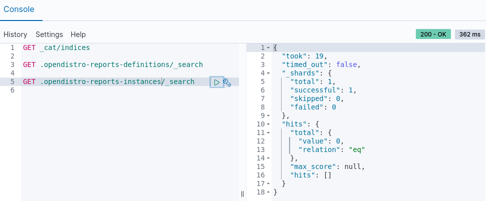 Bug Api Calls Dont Display Any Report Definitions Nor Instances · Issue 119 · Opensearch