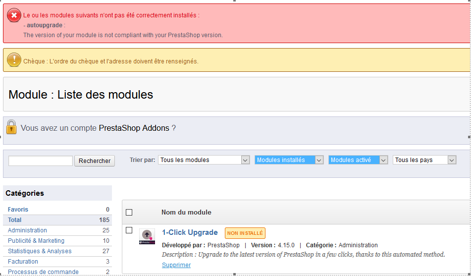 Bug in 1-Click Upgrade · Issue #31141 · PrestaShop/PrestaShop · GitHub