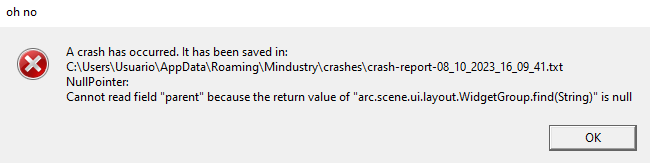 Crash · Issue 8916 · Anukenmindustry · Github 