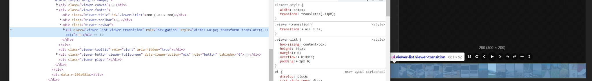 窄屏情况下出现的一种问题，不确定是不是bug. · Issue #595 · fengyuanchen/viewerjs · GitHub