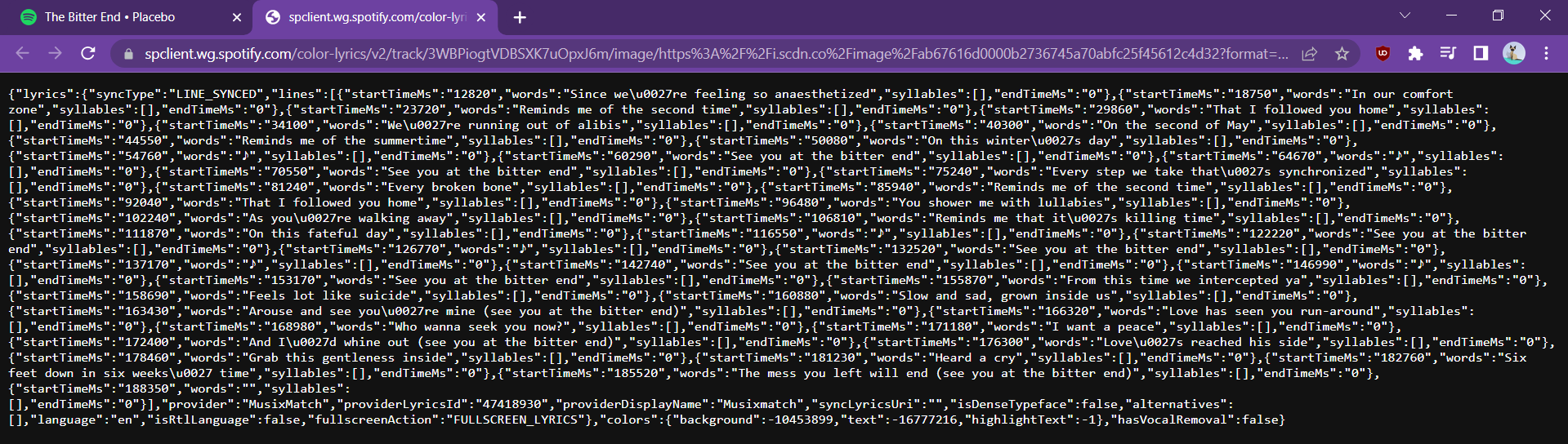 GitHub - NovaFugaz/miniature-potato: A little script that reads spotify's lyrics' JSON data and ...
