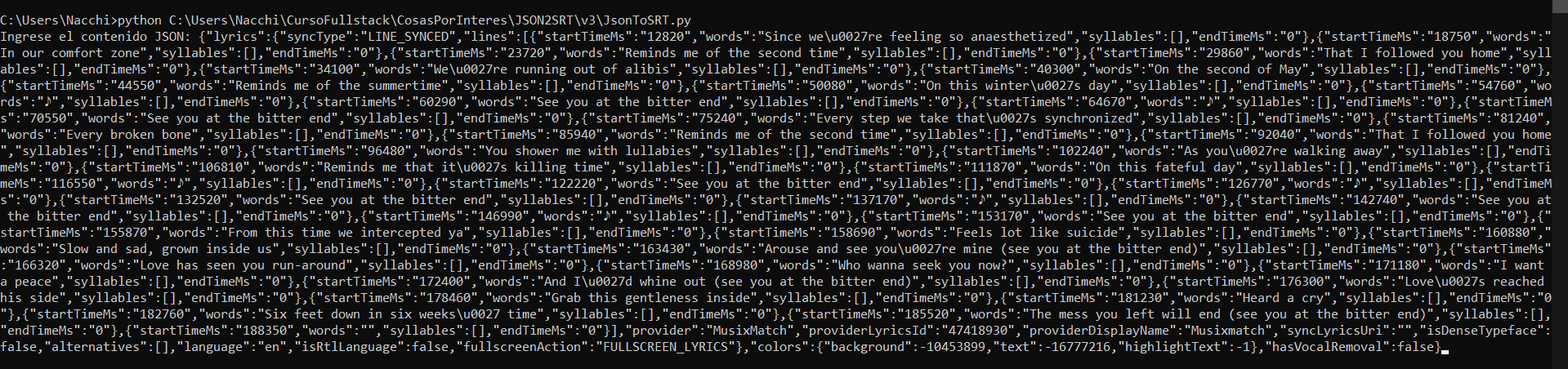GitHub - NovaFugaz/miniature-potato: A little script that reads spotify's lyrics' JSON data and ...
