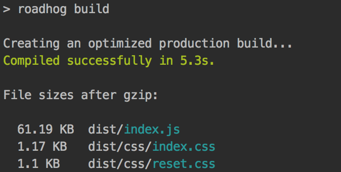 roadhod build前加自定义环境变量打包错误 · Issue #320 · sorrycc/roadhog · GitHub