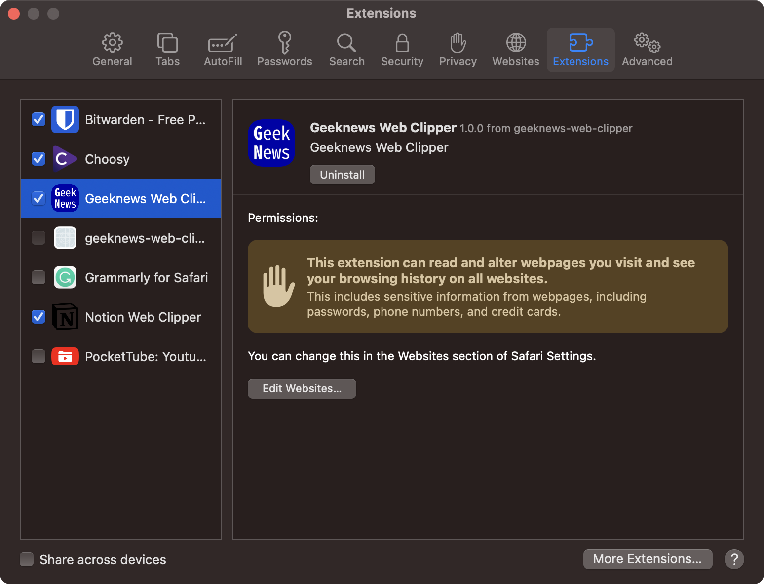 GitHub - ragingwind/geeknews-extension
