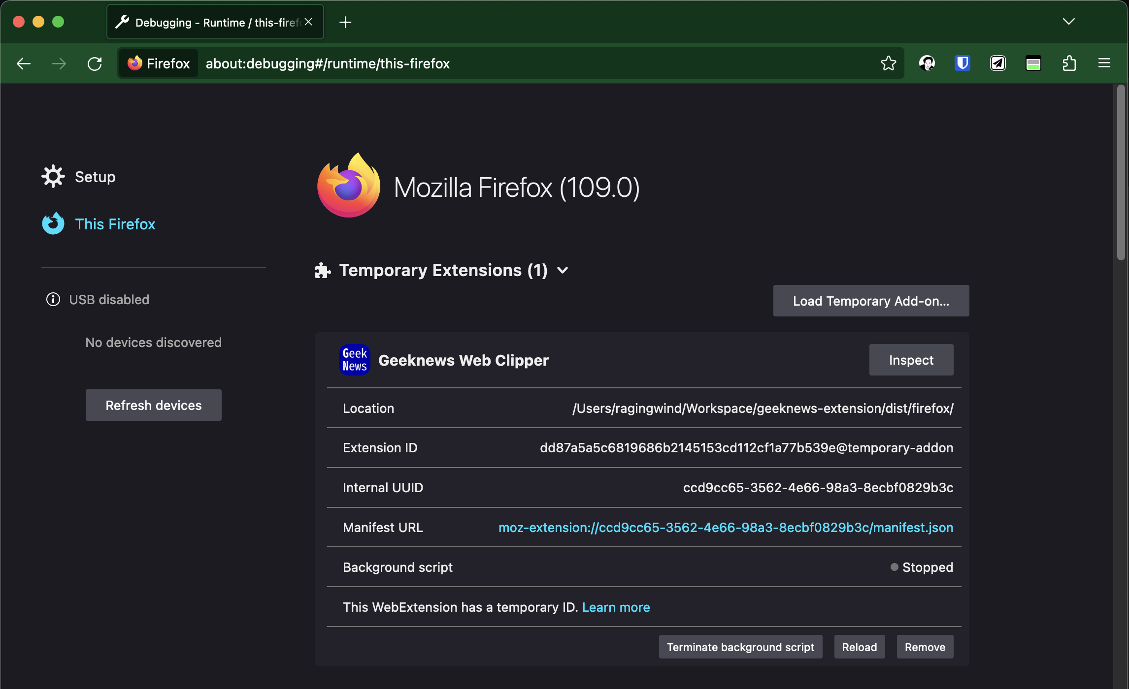 GitHub - ragingwind/geeknews-extension