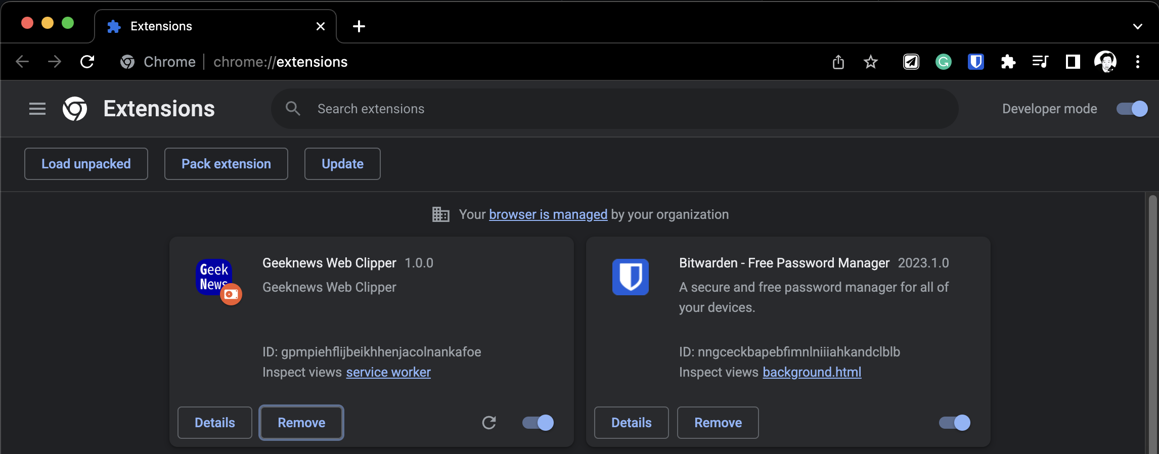 GitHub - ragingwind/geeknews-extension