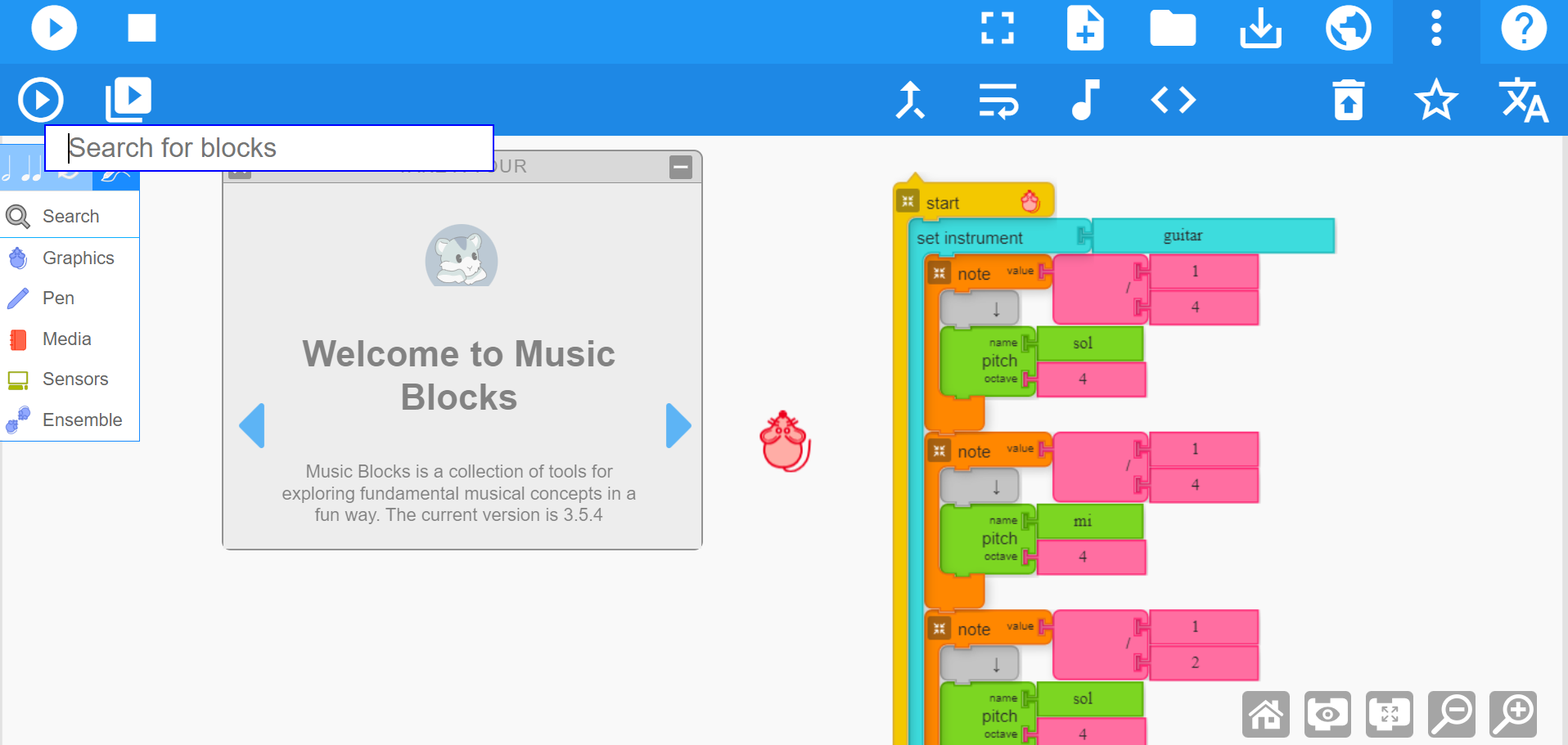 Search Icon · Issue 3362 · Sugarlabsmusicblocks · Github 