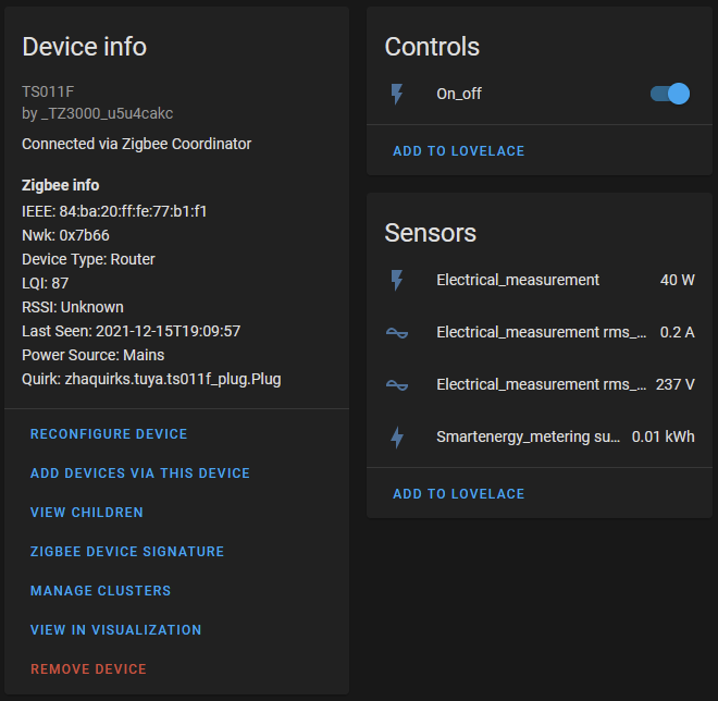 power plug ZigBee EU sparkle · Issue #9493 · Koenkk/zigbee2mqtt · GitHub