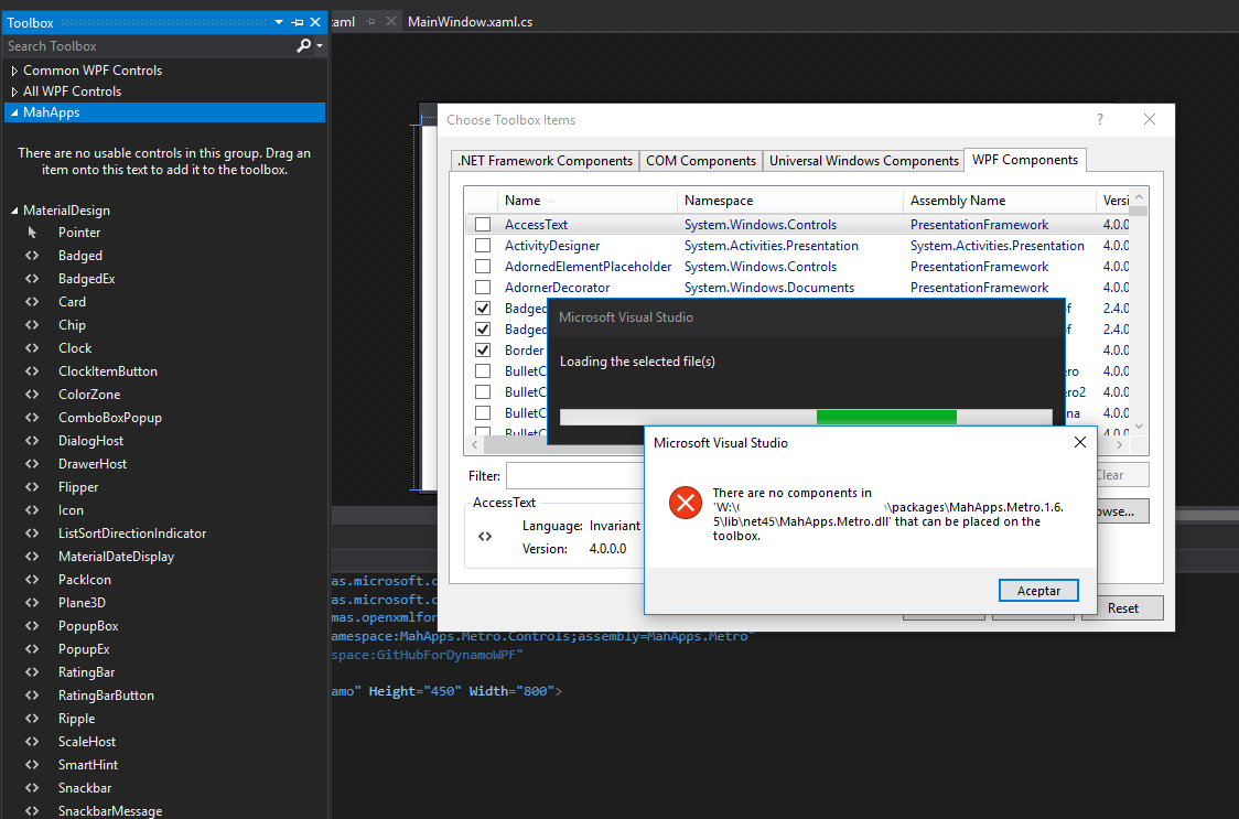 No components found on dll when adding to Toolbox · Issue #3274 ...