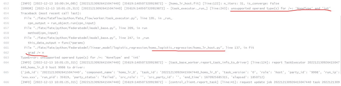 unsupported operand type(s) for /=: 'NoneType' and 'int' · Issue #4524 · FederatedAI/FATE · GitHub