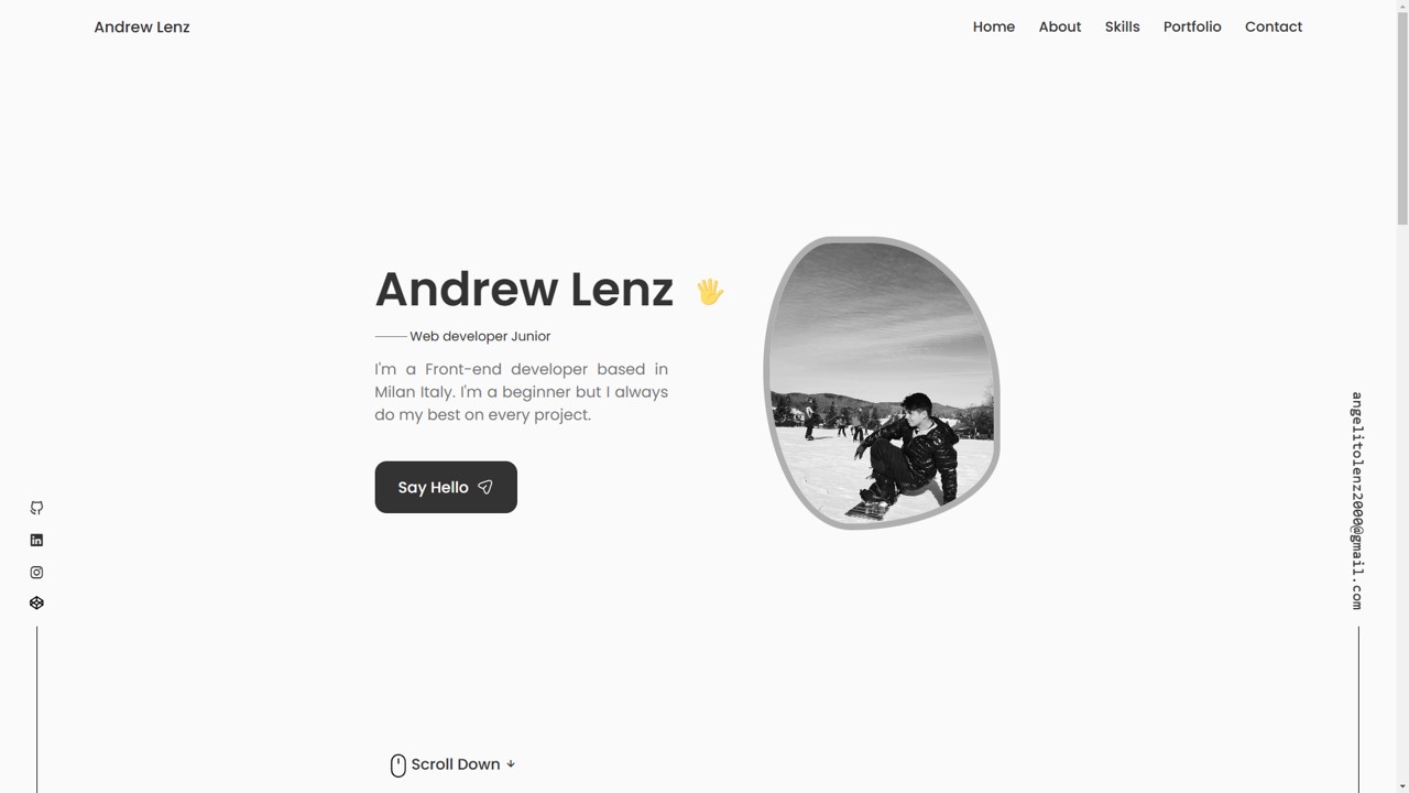 GitHub - AndrewLenz21/Portfolio: This will be my first portfolio model ...