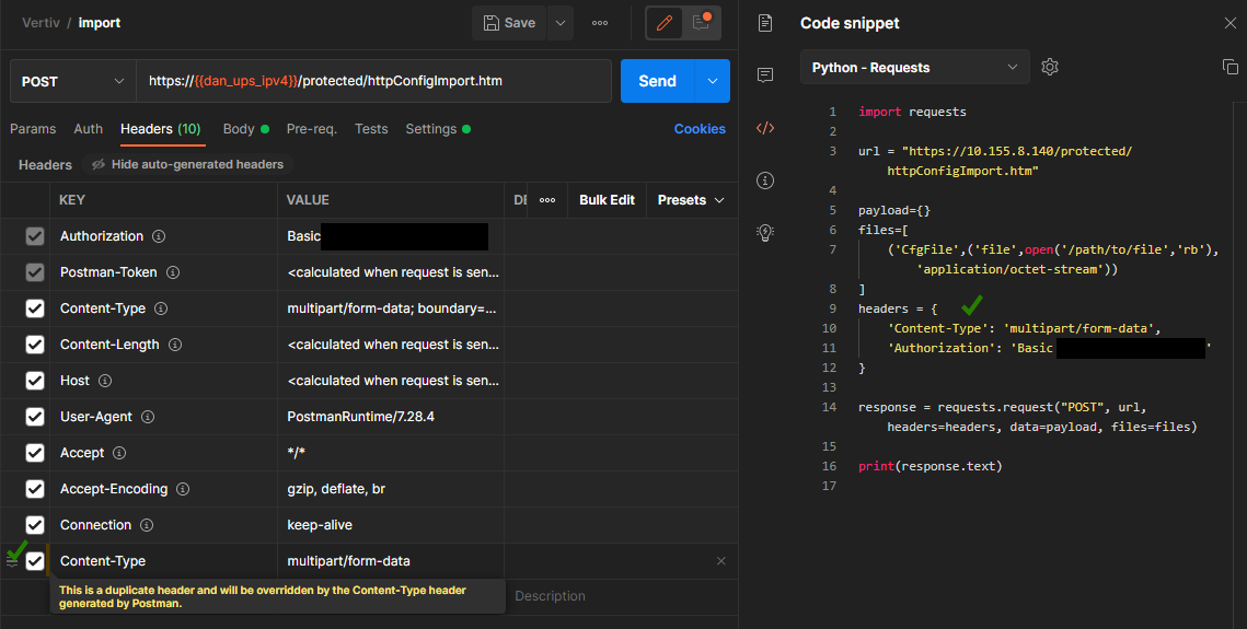 Postman export is not including header information · Issue #8911 ...