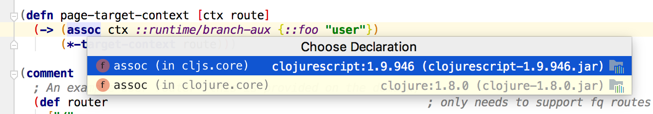 C-j from .cljc for clojure.core fns doesn't show anything useful · Issue #1951 · cursive-ide ...