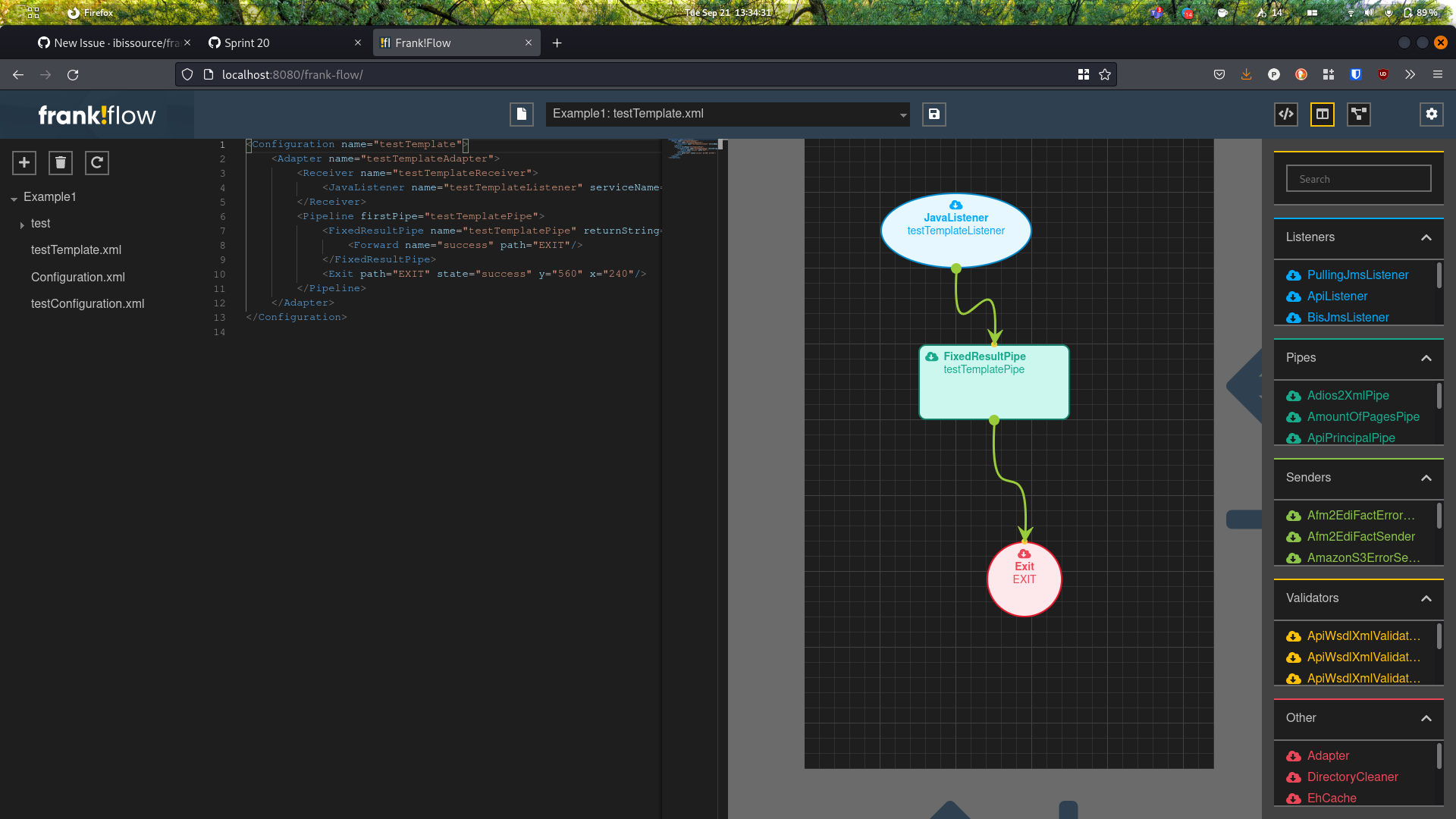 Canvas doesn't resize if the flow mode is opend. · Issue #170 · frankframework/frank-flow · GitHub