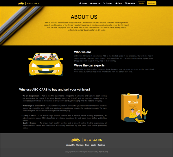 GitHub - Chathu-Jayarathna/ABC-Cars