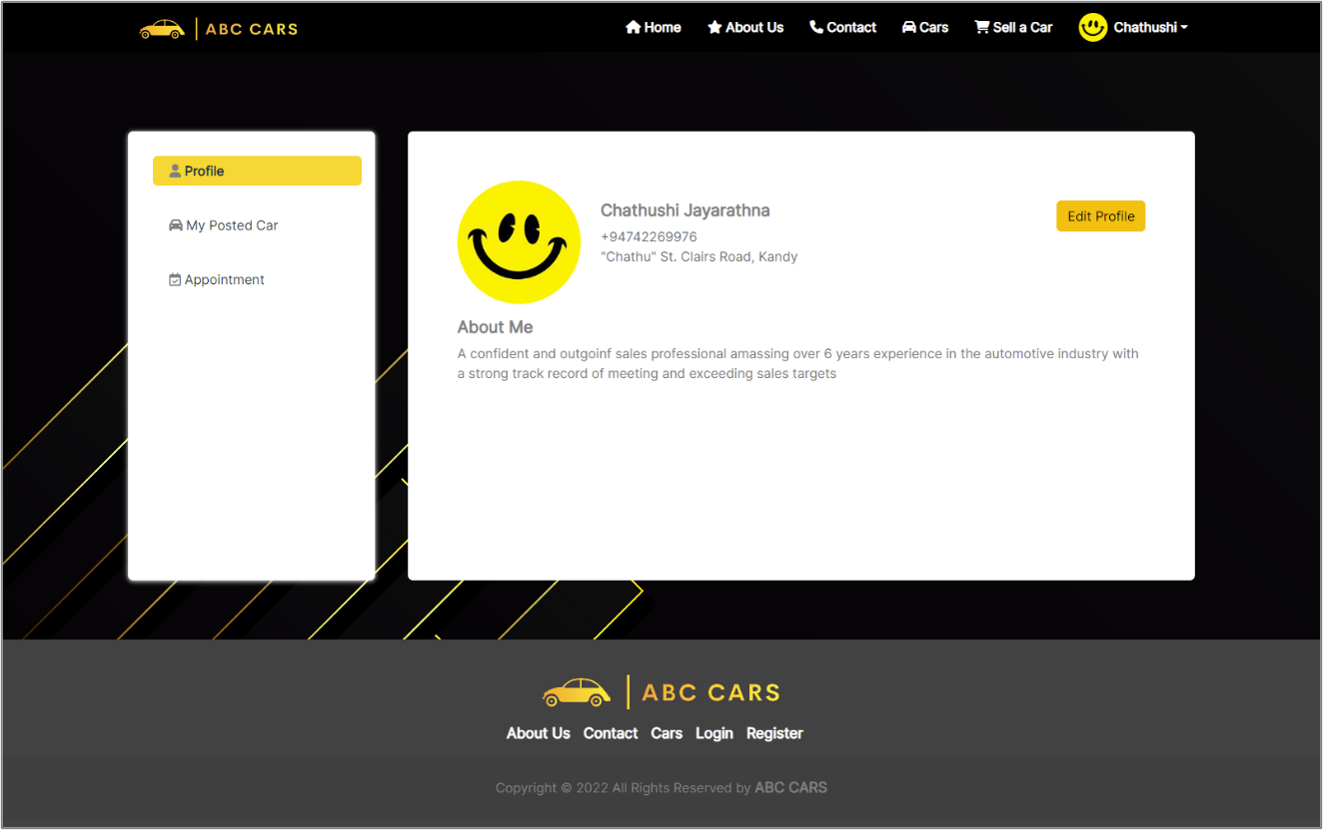 GitHub - Chathu-Jayarathna/ABC-Cars