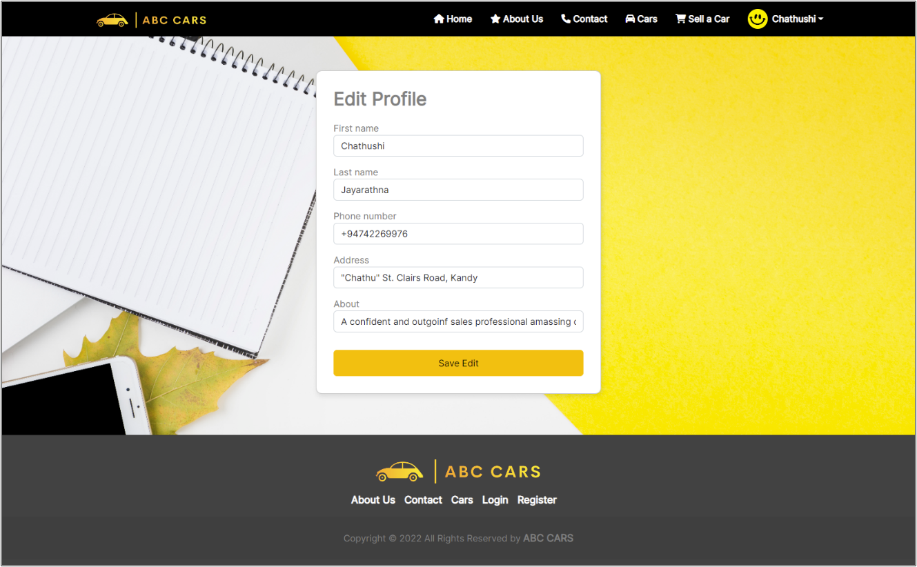 GitHub - Chathu-Jayarathna/ABC-Cars