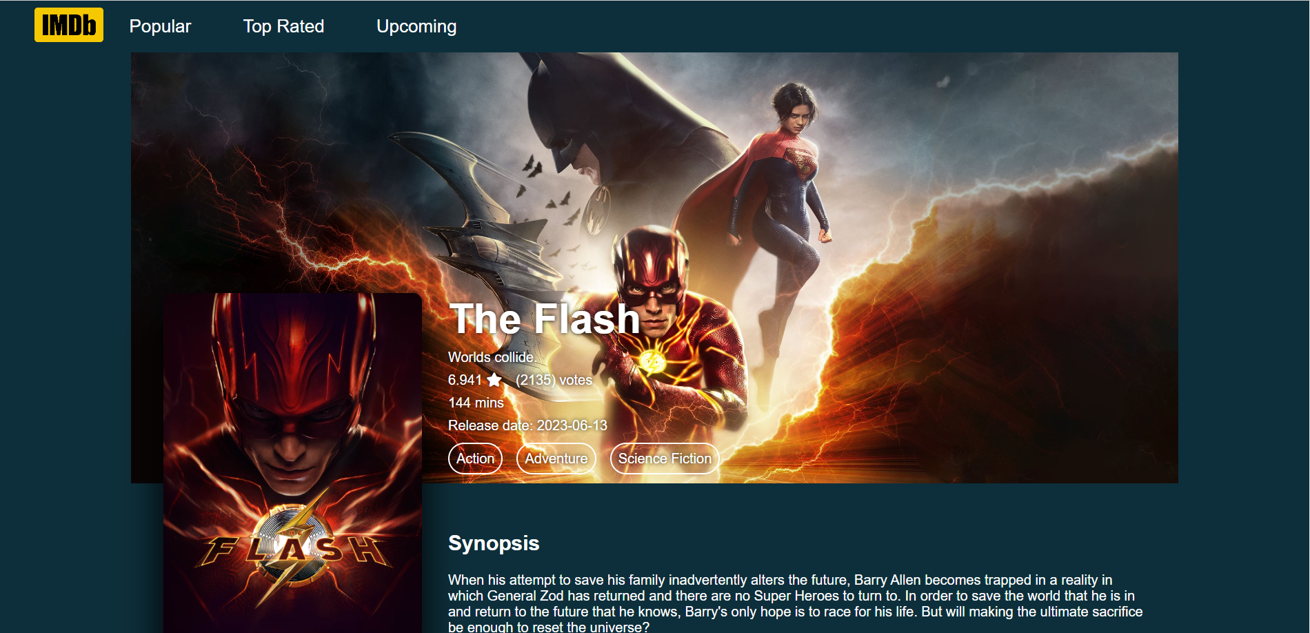 GitHub - AbhayGajjar/IMDB-clone