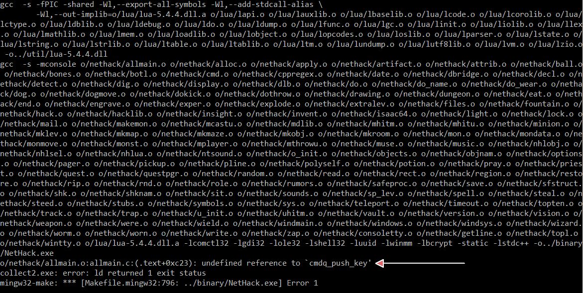 Function cmdq_push_key not found · Issue #844 · NetHack/NetHack · GitHub