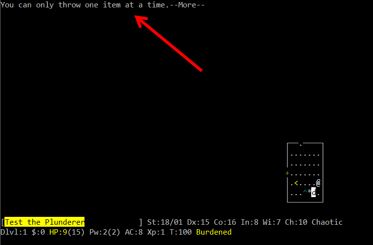 Throwing one item · Issue #933 · NetHack/NetHack · GitHub