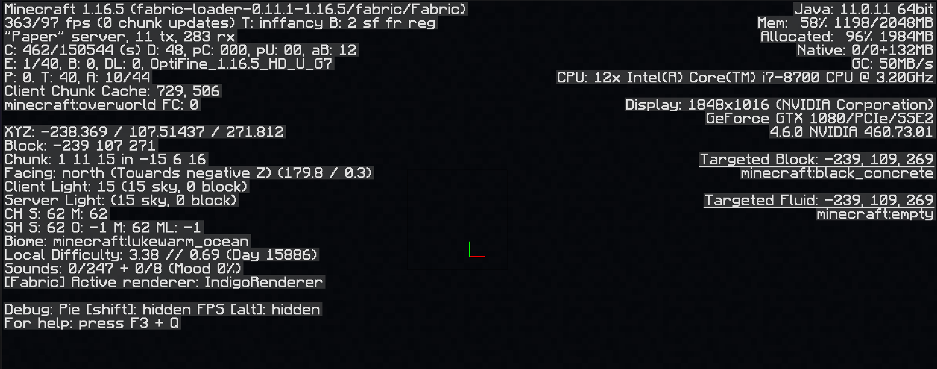 [Bug] Scoreboard flickers when lazy chunk loading is enabled · Issue #5615 · sp614x/optifine ...