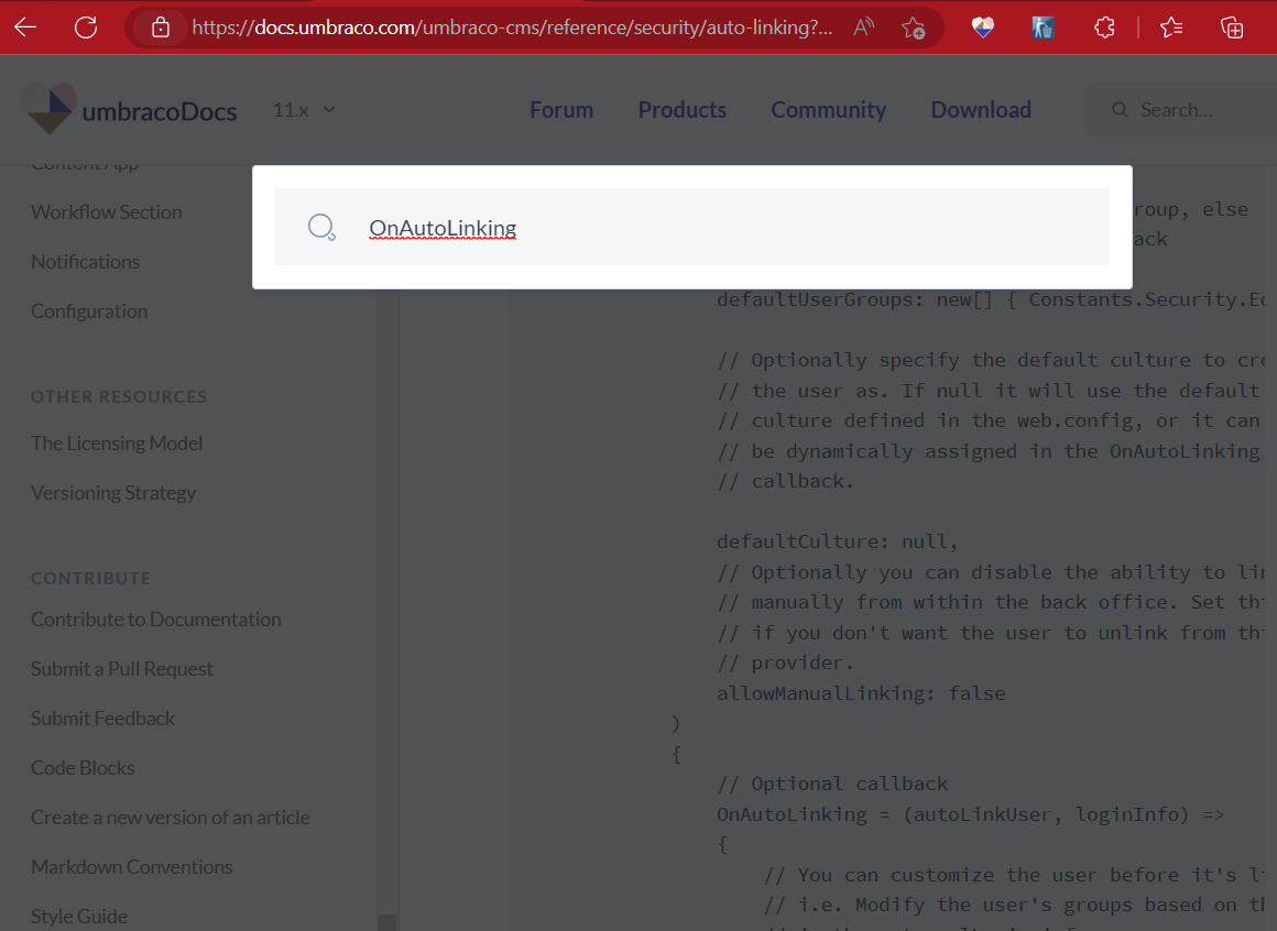 Gitbook Search, doesn't find exact matches in code snippets? · Issue #4816 · umbraco/UmbracoDocs ...