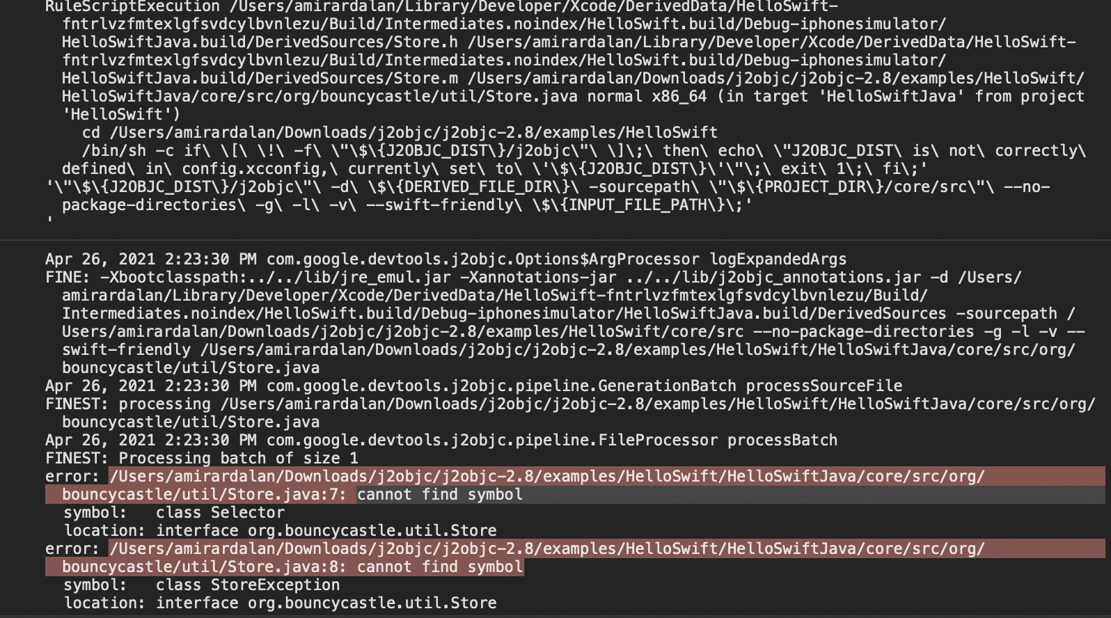 Cannot find symbol · Issue #1658 · google/j2objc · GitHub