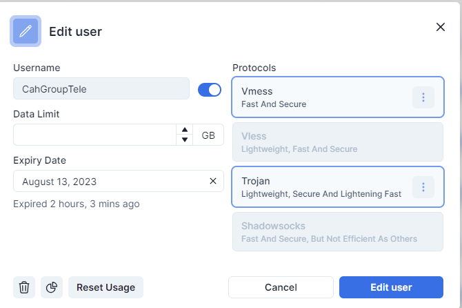 Expired user not being expired · Issue #468 · Gozargah/Marzban · GitHub