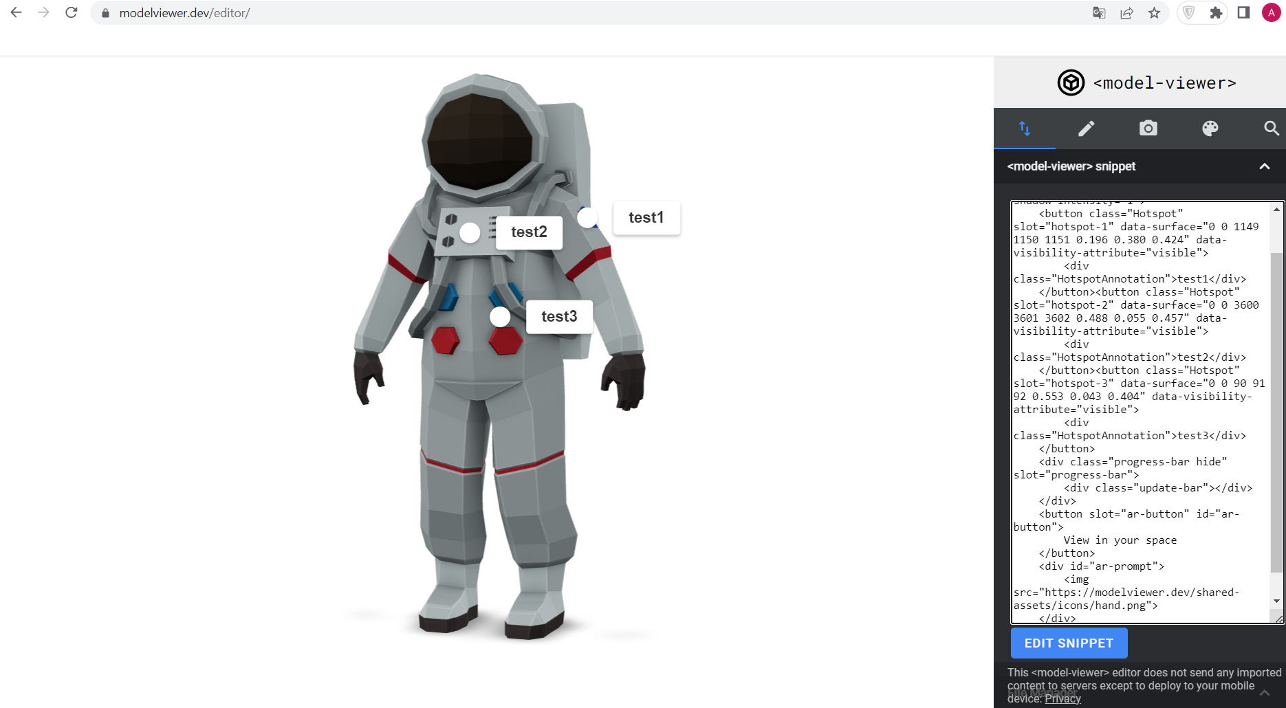 Bug With Hotpoints When Exporting From The Editor To Html · Issue 4087 