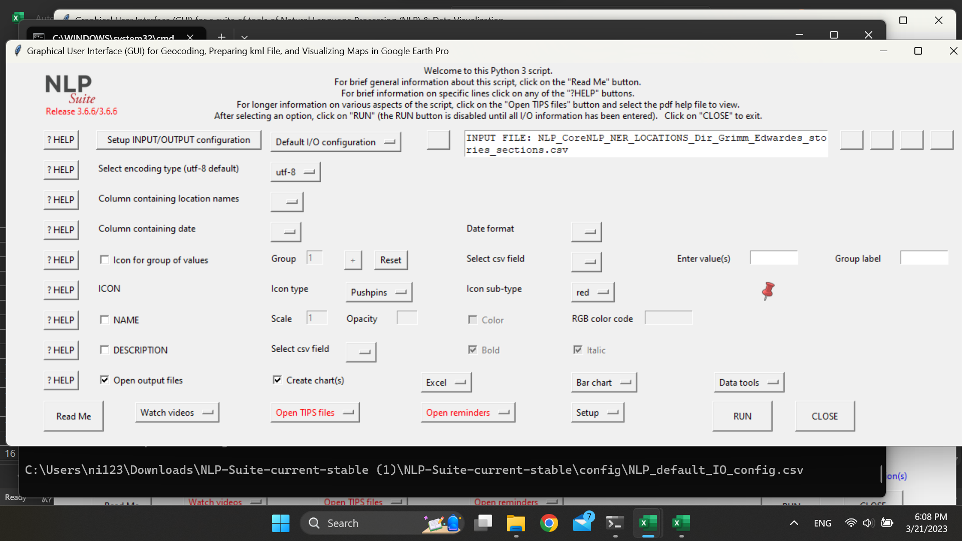 Google Earth Pro and GIS bug · Issue #1061 · NLP-Suite/NLP-Suite · GitHub