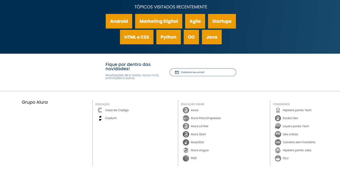 GitHub - AltamiroAlmeida/Projeto-AluraBooks: Projeto desenvolvido com os cursos da Alura ...