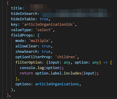 🧐[问题]ProTable设置search=>filterType: 'light',选择标签使用‘OptGroup’数据结构的样式跟预想的不一样 · Issue #4998 · ant ...